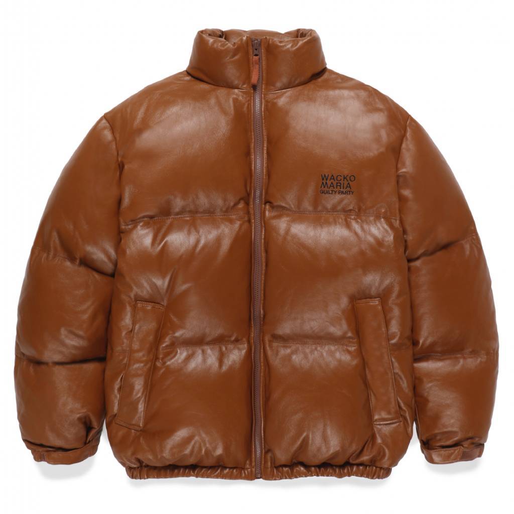 LEATHER DOWN JACKET ( TYPE-2 ) #BROWN [24FW-WMO-OD02] – cocorozashi