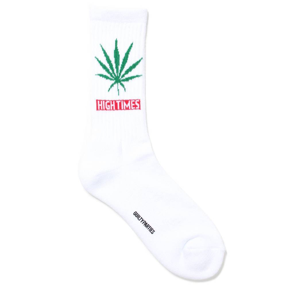 HIGHTIMES | SKATER SOCKS #WHITE [HIGHTIMES-WM-SO04] – cocorozashi